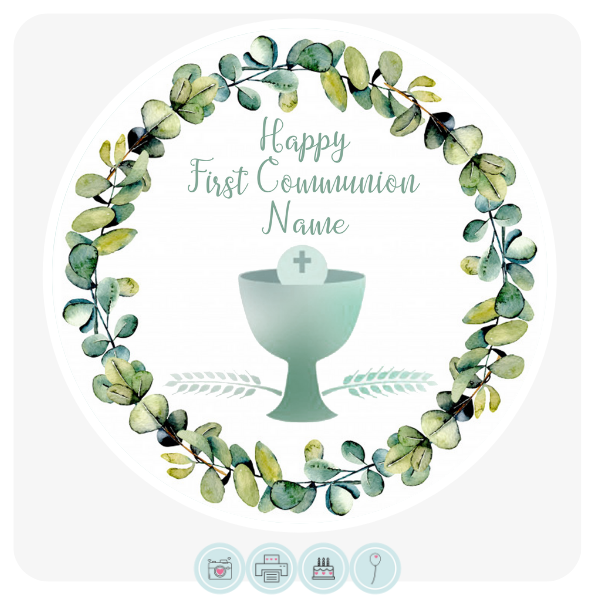 First Communion Boy Cake Topper – Edible Cake Toppers