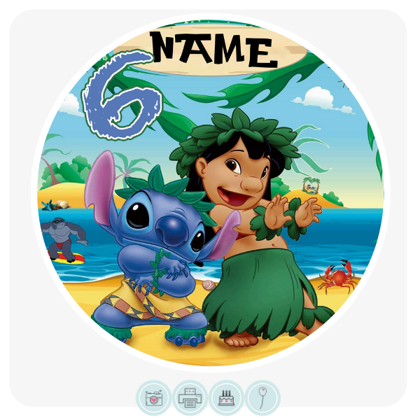 Lilo and Stitch Edible Cake Topper – Edible Cake Toppers