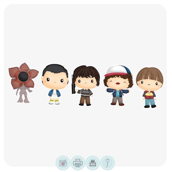 Stranger Things Inspired mini shapes | Edible Icing Images – Edible ...