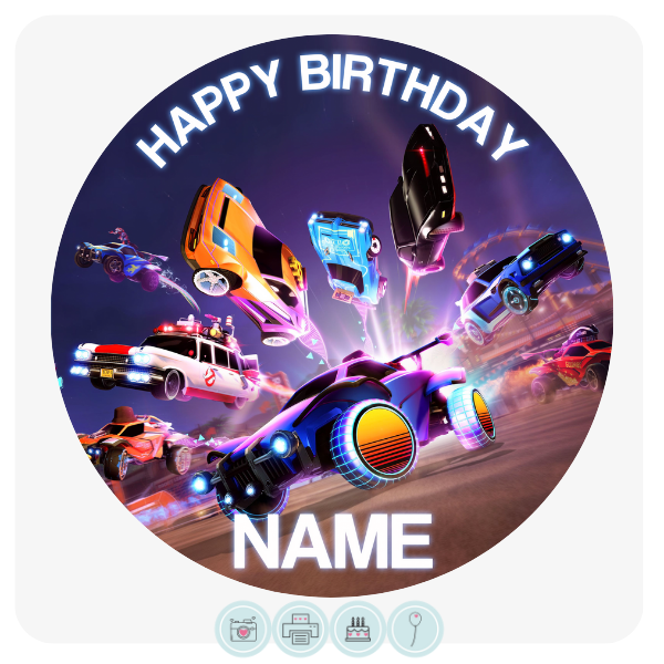 Rocket League Cake Topper – Edible Cake Toppers