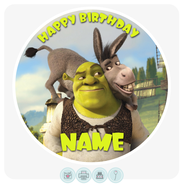 Shrek- Edible Cake Topper – Edible Cake Toppers