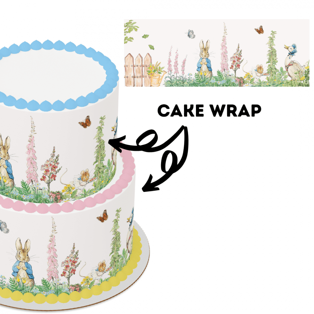 Cake Wrap // Peter Rabbit – Edible Cake Toppers