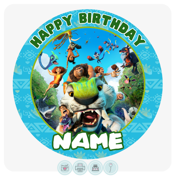 Croods 2 Cake Topper – Edible Cake Toppers