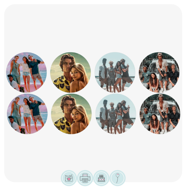 Outer Banks Cupcake Toppers – Edible Cake Toppers