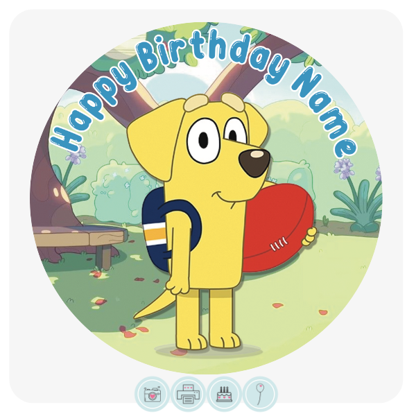 Lucky of Bluey – Edible Cake Topper – Edible Cake Toppers