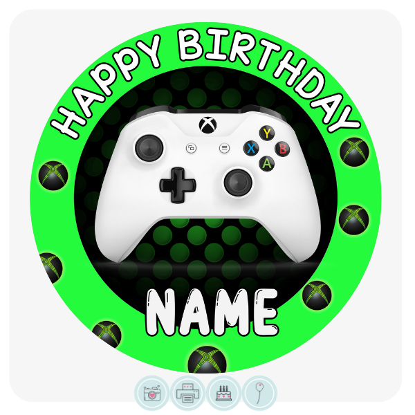 Xbox Controller Cake Topper