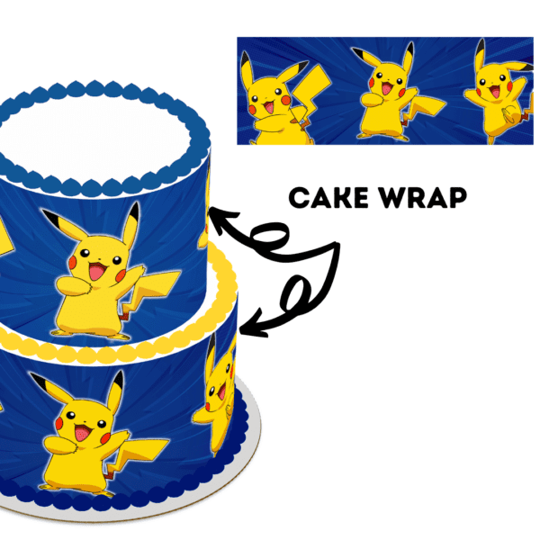 Cake Wrap // Pikachu Border