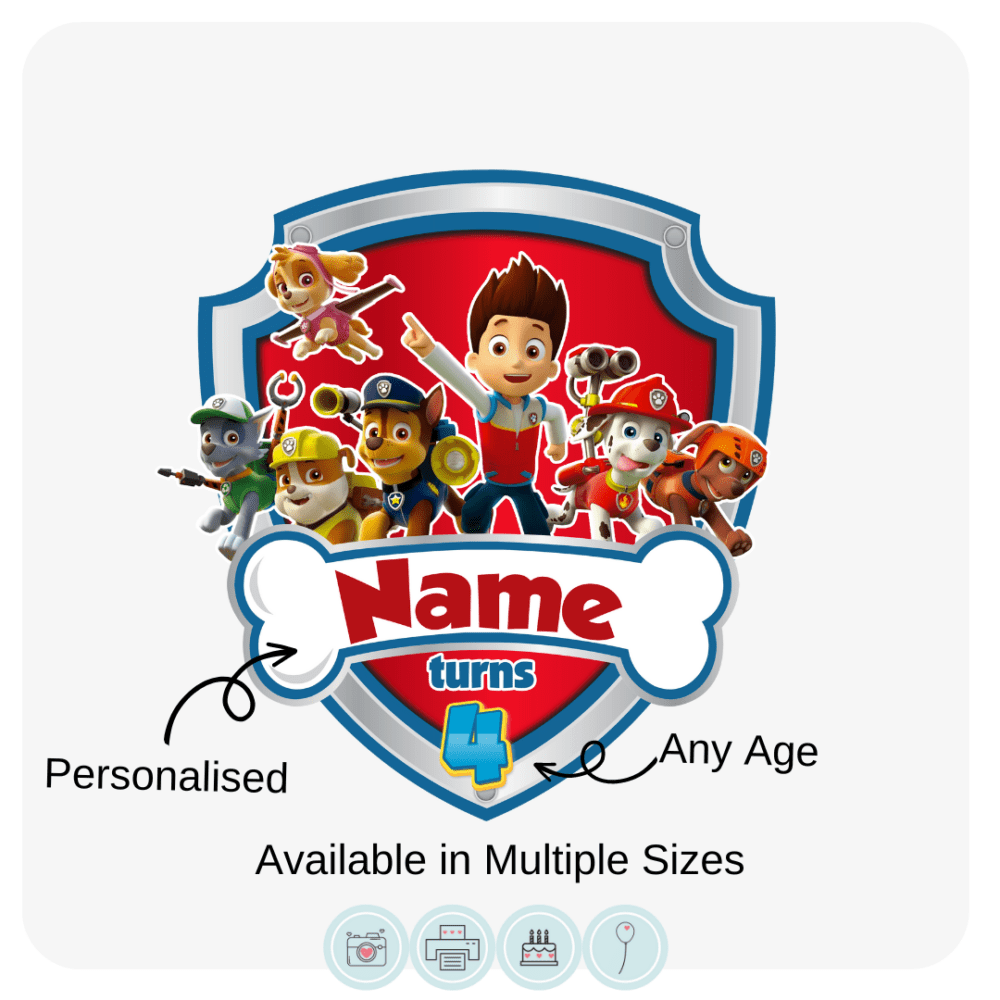 Premium Name Plaque | Paw Patrol