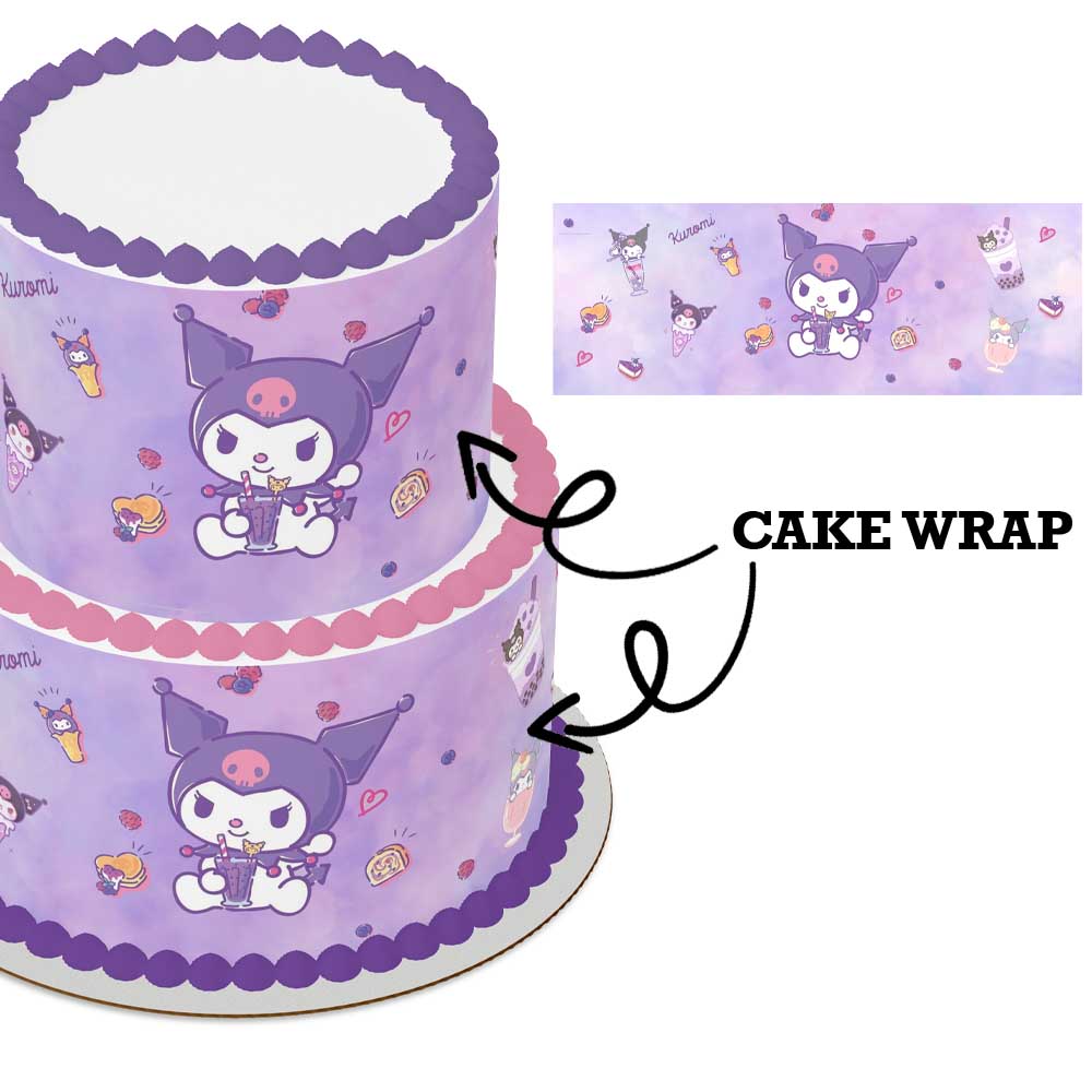 Cake Wrap // Kuromi – Edible Cake Toppers